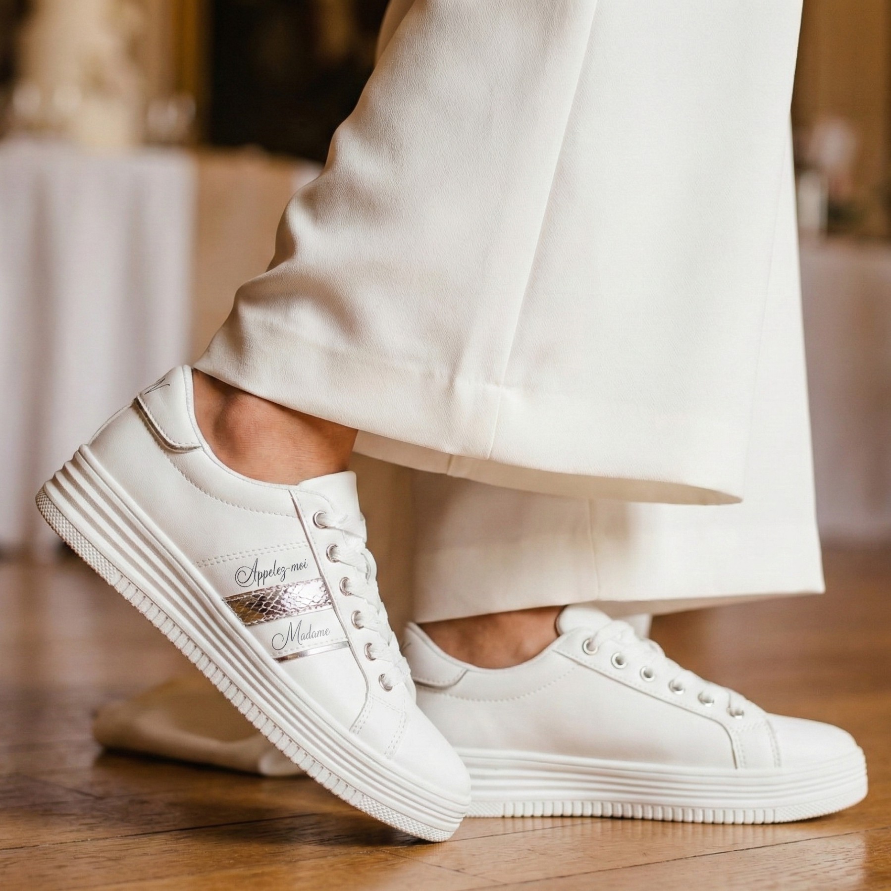 Léna Baskets Mariage Personnalisables